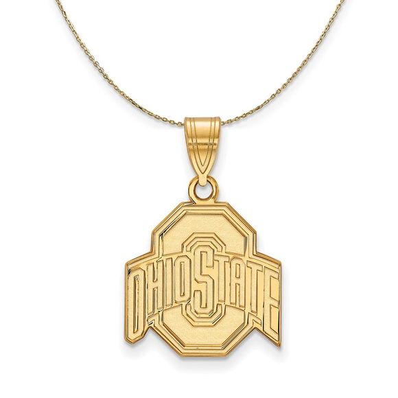 Black Bow Jewelry Co. | Jewelry | 4k Yellow Gold Ohio State Medium Logo ...
